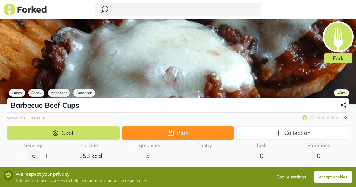 Barbecue Beef Cups | Forked