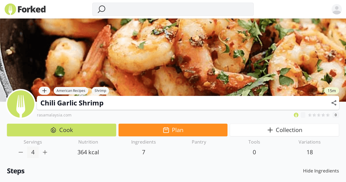 Chili Garlic Shrimp | Forked