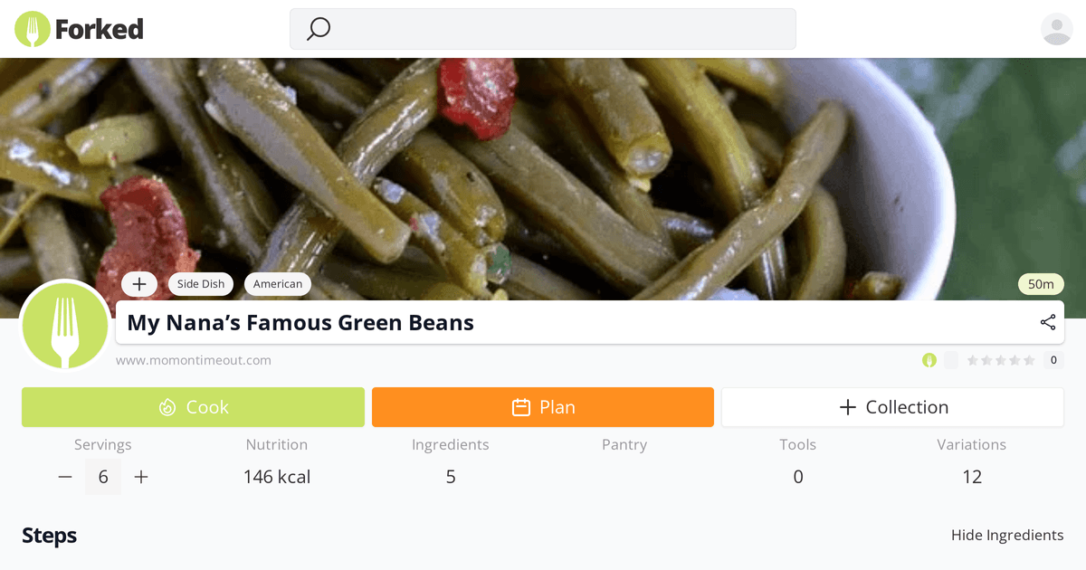 My Nana’s Famous Green Beans | Forked