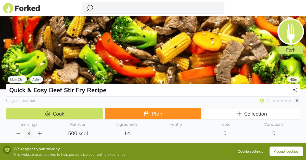 Quick & Easy Beef Stir Fry Recipe | Forked