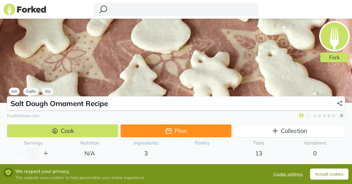 Salt Dough Ornament Recipe | Forked