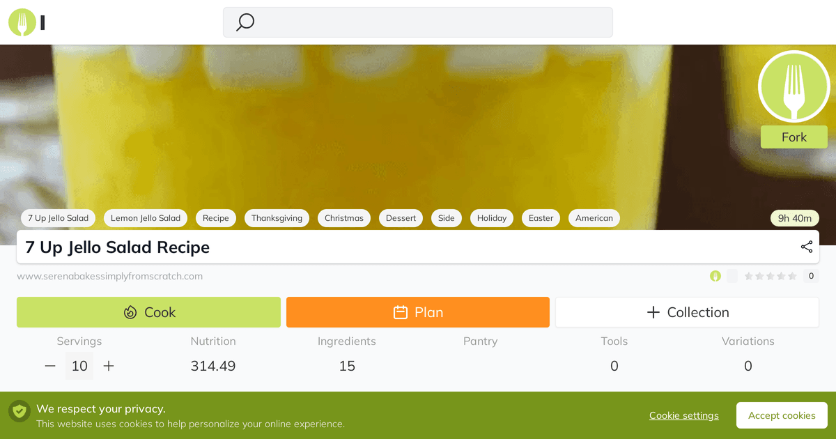 7 Up Jello Salad Recipe | Forked