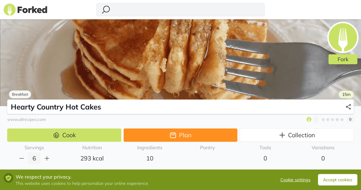 Hearty Country Hot Cakes | Forked
