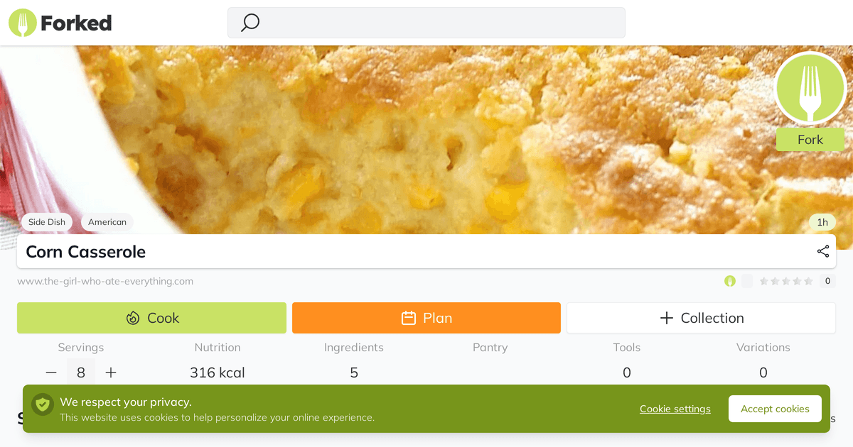 Corn Casserole | Forked