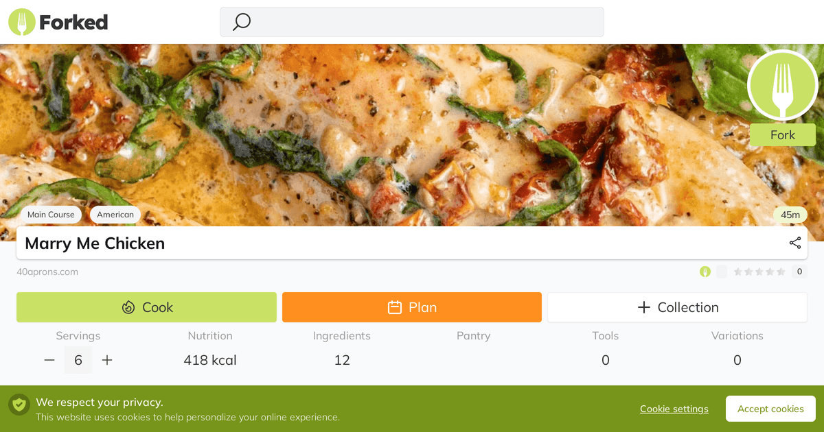 Marry Me Chicken | Forked