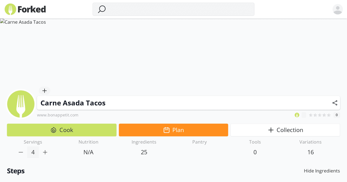 Carne Asada Tacos | Forked