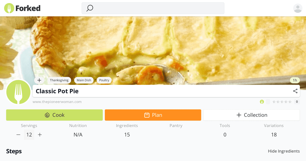 Classic Pot Pie | Forked