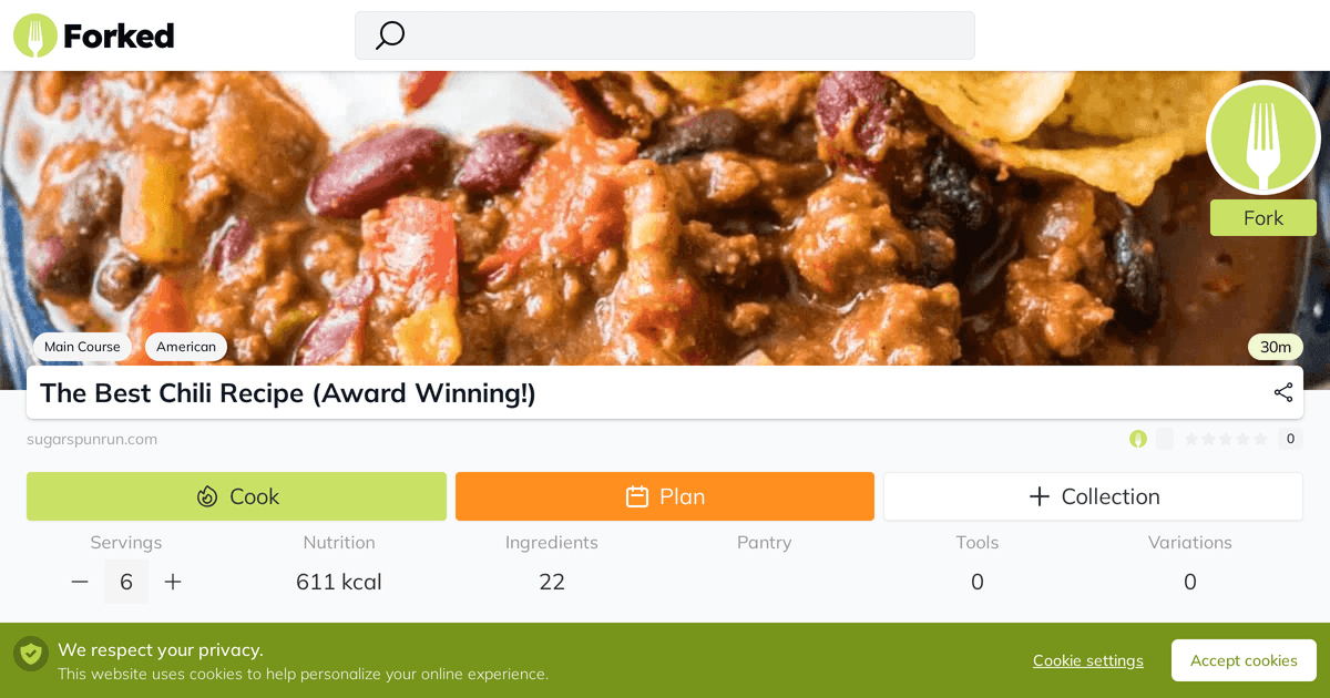 The Best Chili Recipe (Award Winning!) | Forked